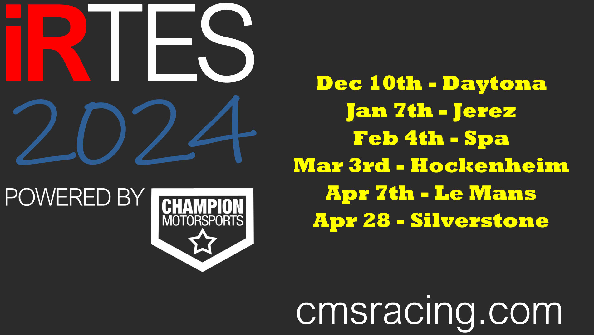 Champion Motorsports – sim racing since the prior millennium