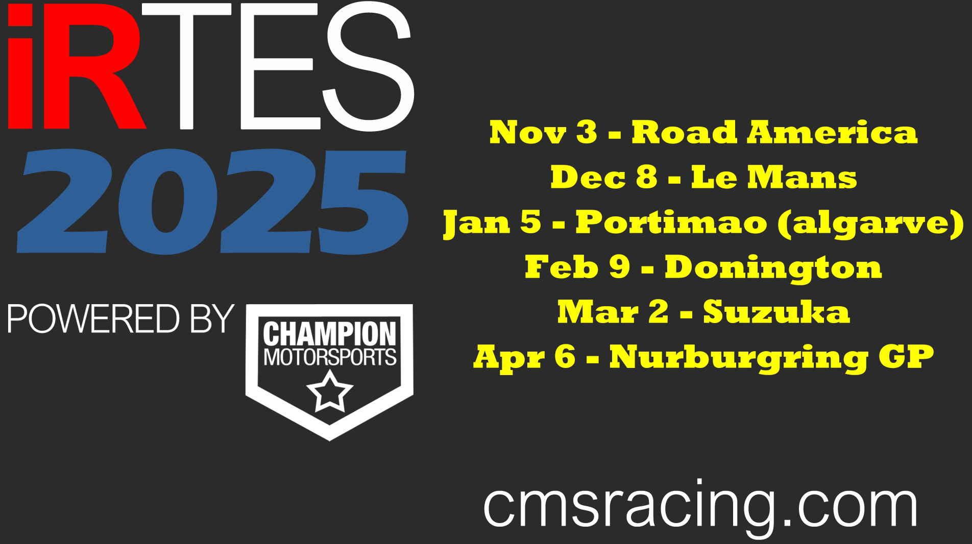 iRacing Team Endurance Series 2025 – Champion Motorsports